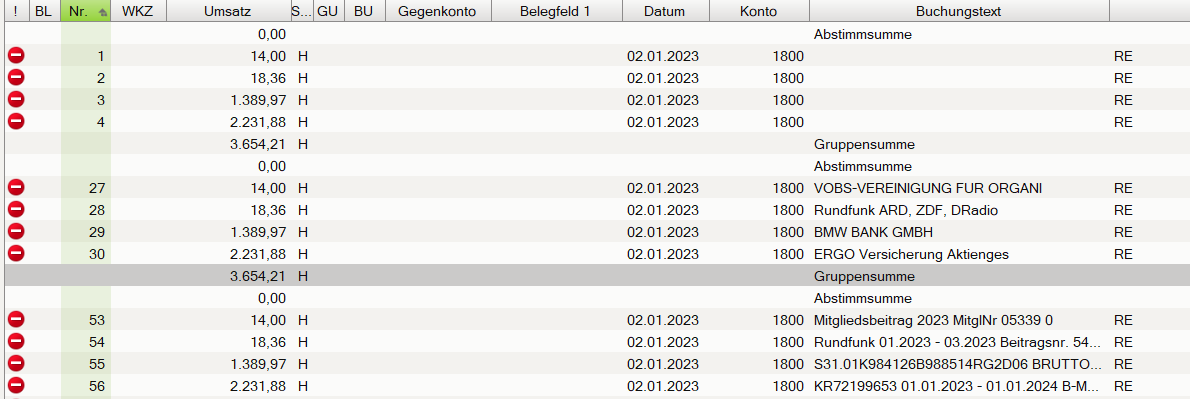 Einspielen in DATEV Rechnungswesen – CKonverter